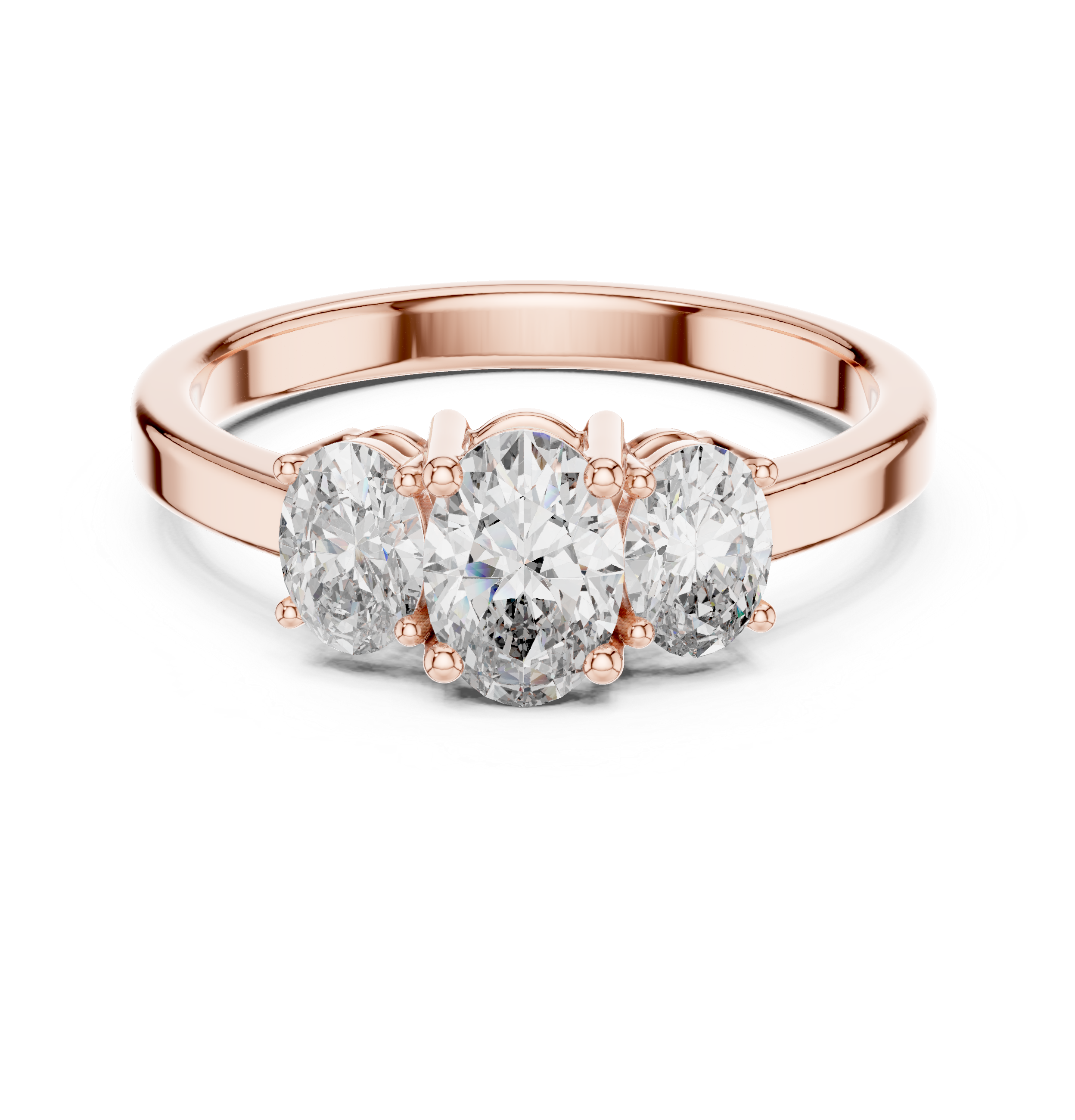 Zavian Three Stone Ring – Closer